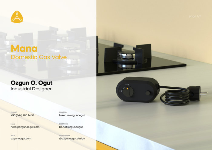 Mana - Domestic Gas Valve by Ozgun O. Ogut at Coroflot.com
