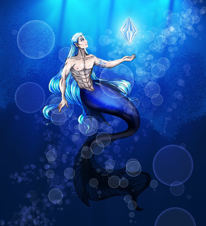 Mermaid by Yarina Joy at Coroflot.com