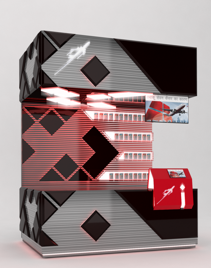 Four Square Cigarette Brand Shop 01 by Rahul Dev at Coroflot.com