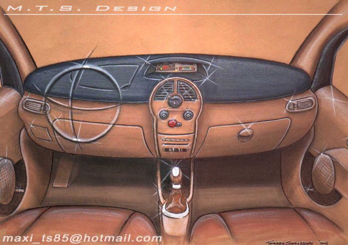 Renault Modus interiors by Maximiliano Torres Sagardoy at Coroflot.com