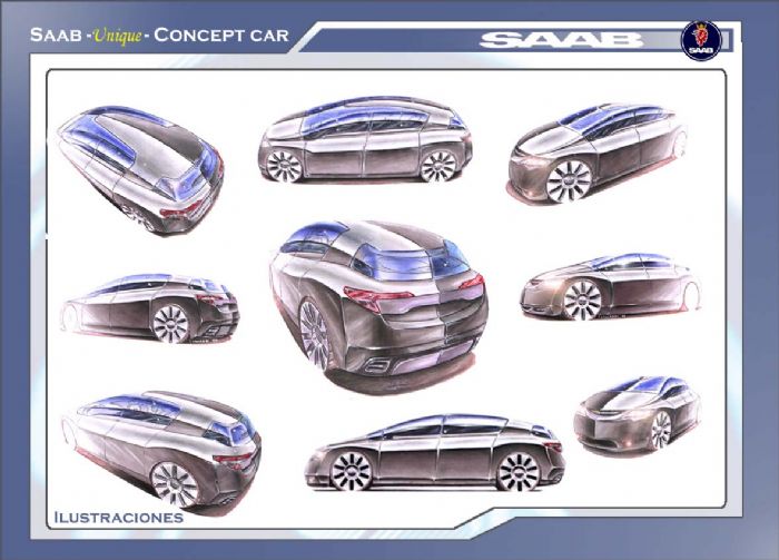 Saab Concept by Maximiliano Torres Sagardoy at Coroflot.com