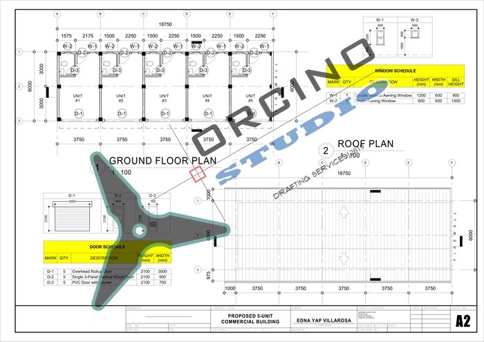 PROPOSED 5-UNIT COMMERCIAL BUILDING by Ronel Orcino at Coroflot.com