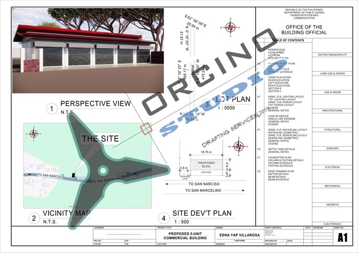PROPOSED 5-UNIT COMMERCIAL BUILDING by Ronel Orcino at Coroflot.com