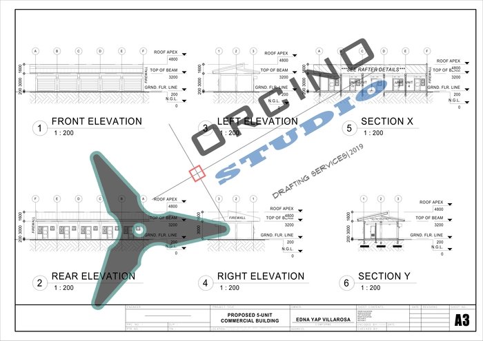 PROPOSED 5-UNIT COMMERCIAL BUILDING by Ronel Orcino at Coroflot.com