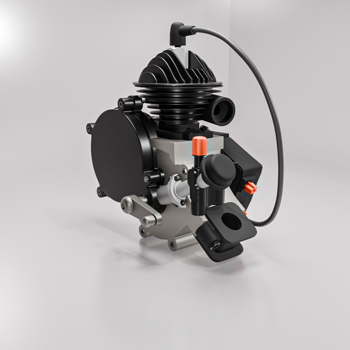 3D Motorcycle Engine Render – Blender Artwork by Adeel Afzal at ...