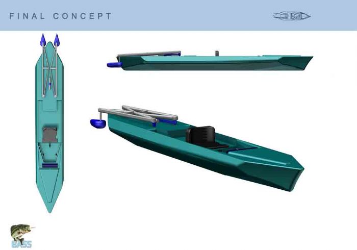 Fishing Kayak Redesign by Michael Armstrong at Coroflot.com