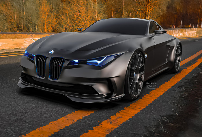 BMW Z7 M electric 2023 by Bekir Kaya at Coroflot.com