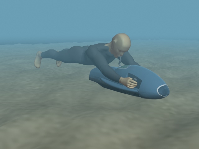 Diver Propulsion Vehicle for Scuba Divers by Sean Beattie at Coroflot.com