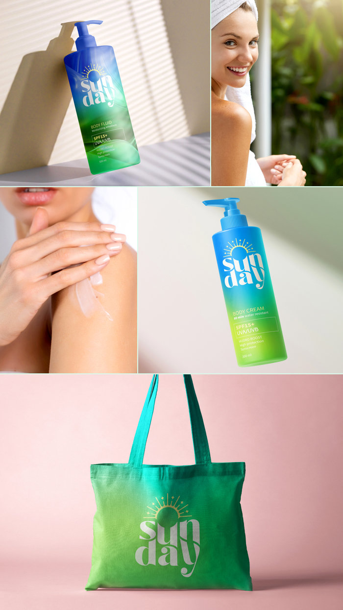 Sunday Brand Identity by Elena Gayle at Coroflot.com