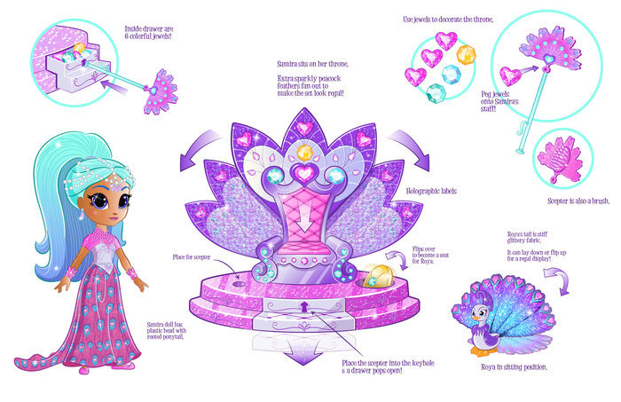 Shimmer & Shine, Princess Samira's Palace by Jeeyun Lee at Coroflot.com