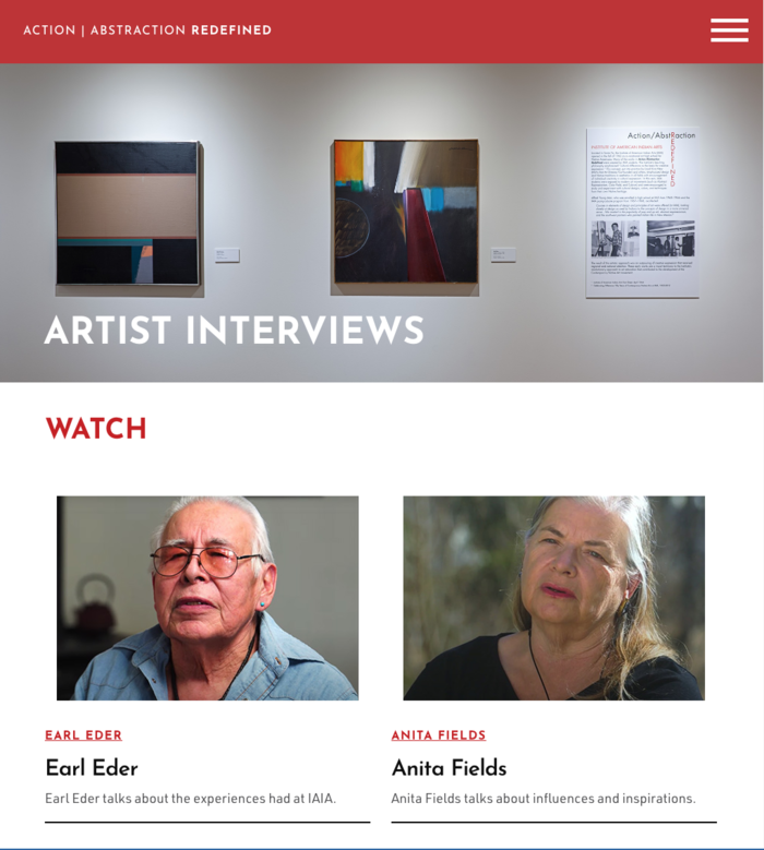 An upload by Rebecca Schreiber Shreckengast on Coroflot: to the project Exhibition Website for ...