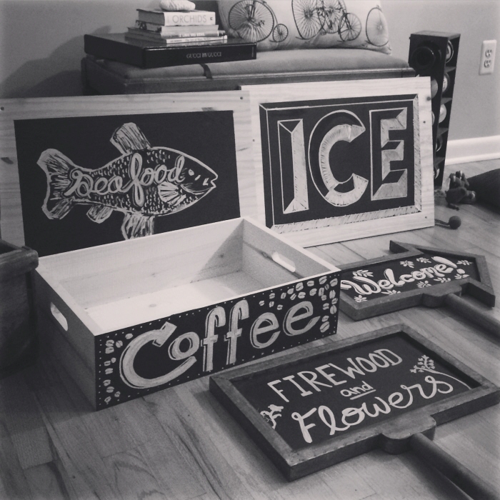 Chalkboard Art and hand painted signs by Kevin Connaughton at Coroflot.com