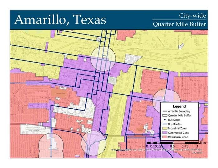 Geography 93 Course Project - Amarillo Transit Coverage and Proposal by ...