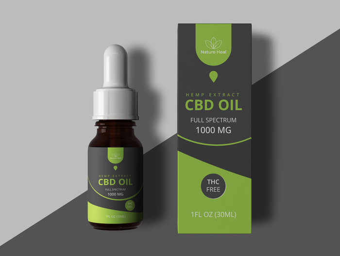 Ashraful Islam on Coroflot: CBD Oil Label Design Template # ...