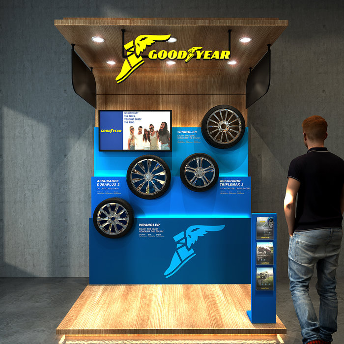 ANUJ GUPTA on Coroflot: Brief was to create a low budget display zone ...