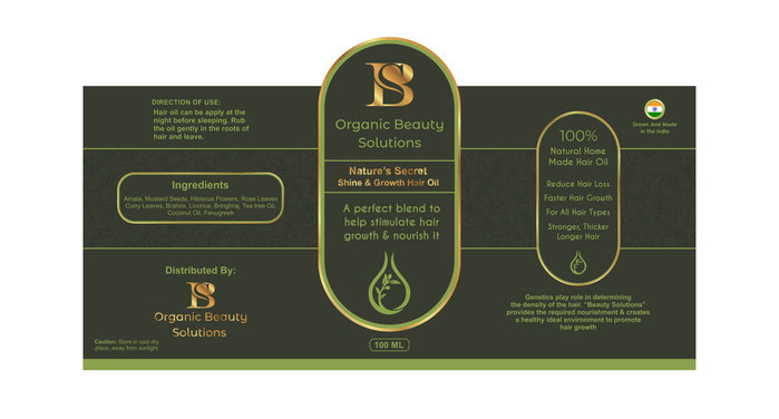 Label Design for Oil Bottle by Rohit Sharma at Coroflot.com