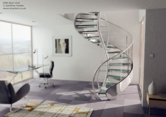 DNA Stair by Geoffrey Packer at Coroflot.com