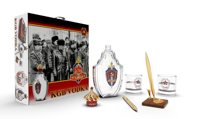KGB Vodka Bottle & Package Design by Fadi M. Abul Husen at Coroflot.com