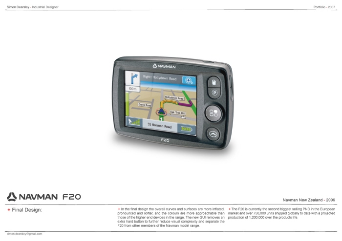 Navman F20 by Simon Dearsley at Coroflot.com