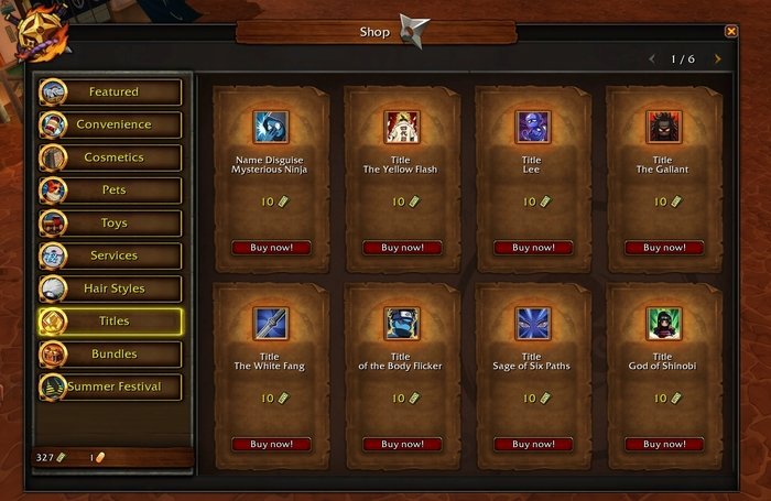 Shinobi Story Ninja MMO by Vlad Shumov at Coroflot.com