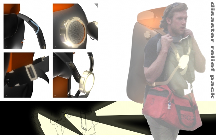 disaster relief flood pack by Greg Schramek at Coroflot.com