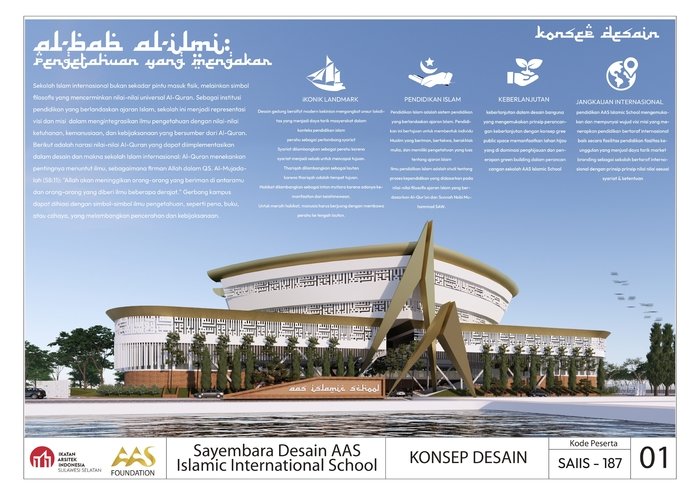 SAYEMBARA DESAIN AAS Islamic International School IAI Sulsel by Akhdiat ...