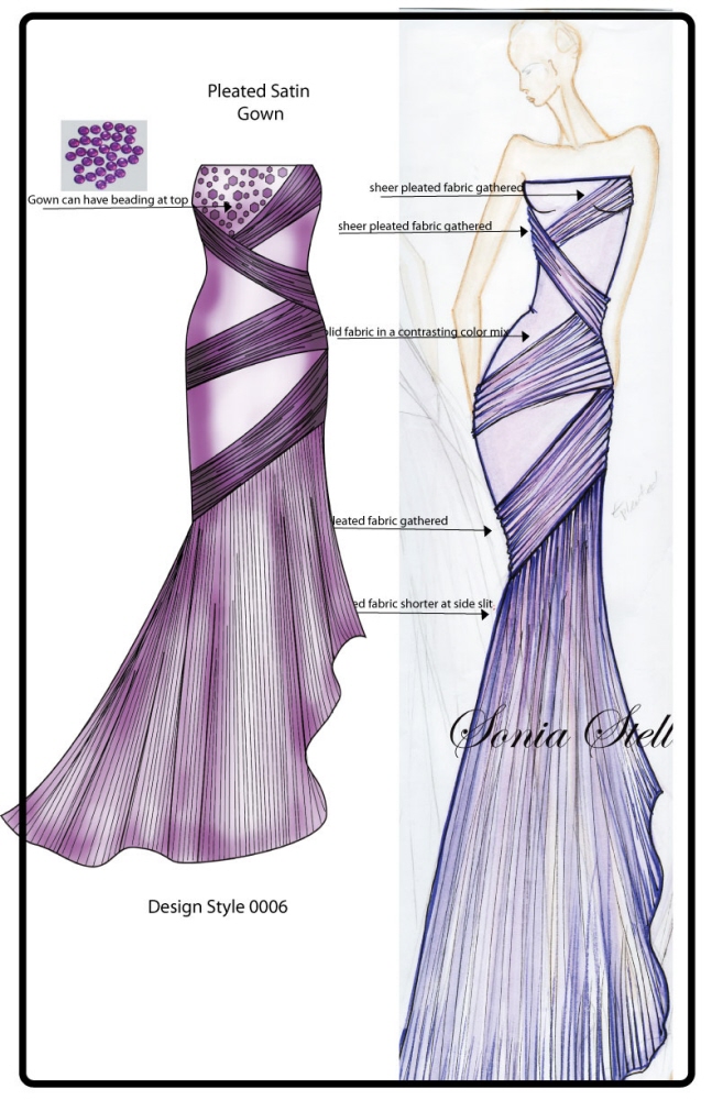 COUTURE WOMENS DRESSES APPAREL DESIGN by SONIA STELLA ONTIVEROS at ...