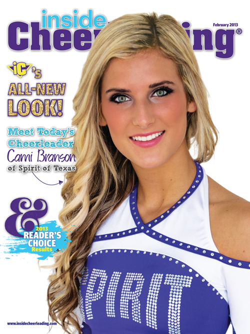 Inside Cheerleading magazine by Courtney Wilkes Muller at Coroflot.com