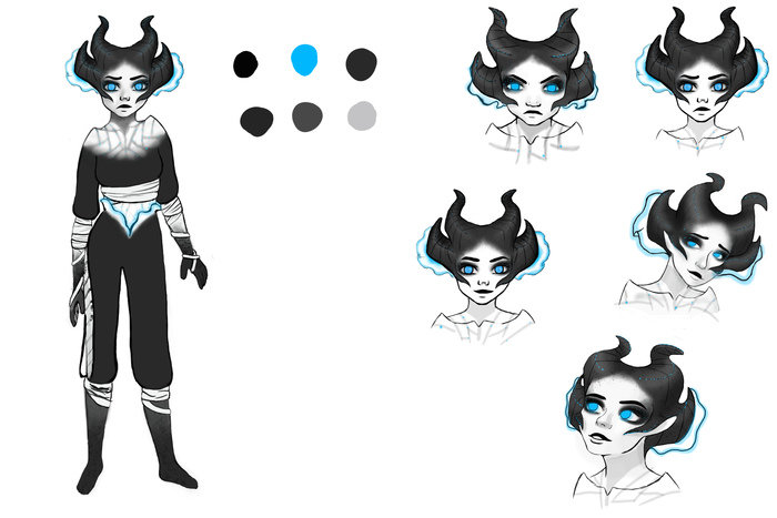 Alien Girl Concept Art by Megan Kane at Coroflot.com