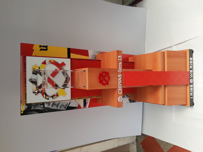 FLOOR STAND CHIVAS - PERNOD by Sergio Cabra Ibañez at Coroflot.com