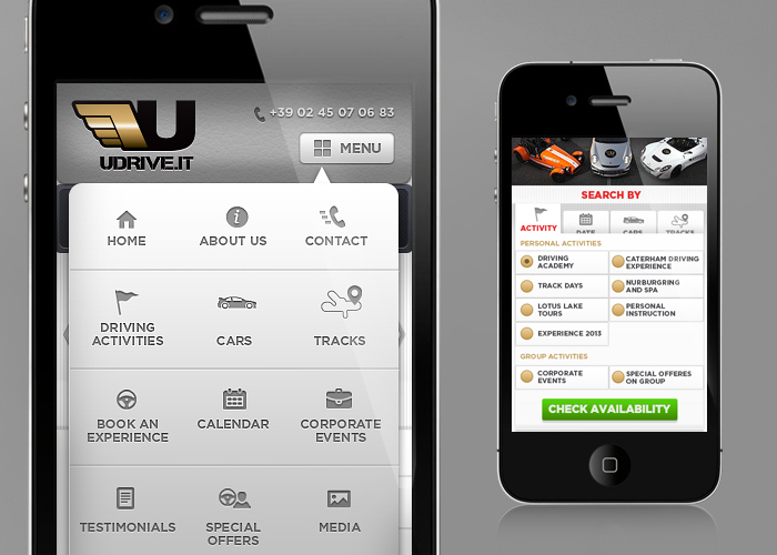 An upload by Pankaj Juvekar on Coroflot: to the project Udrive Mobile Site
