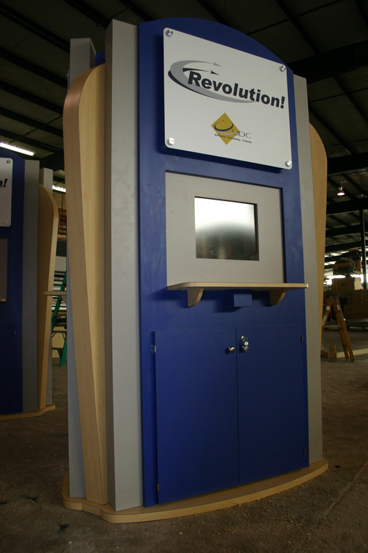 Three-Sided Kiosk by David Rixey at Coroflot.com
