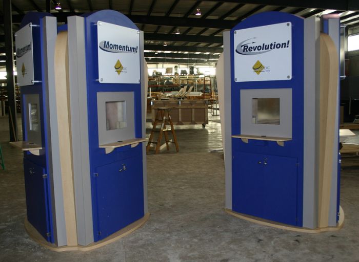 Three-Sided Kiosk by David Rixey at Coroflot.com