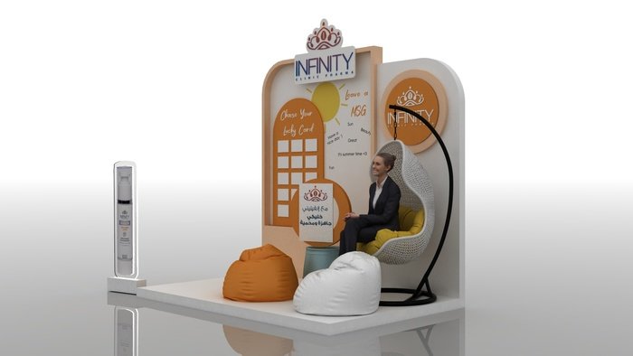 An upload by Eman Aziz Ahmed on Coroflot: to the project Infinity Photo booth