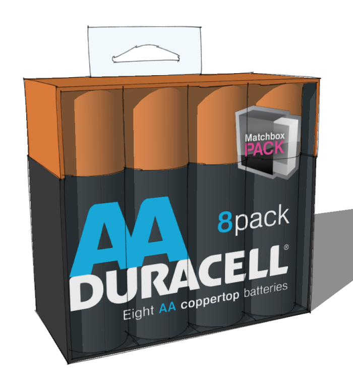 Duracell Packaging Design Innovation by Jonathon Ortlieb at Coroflot.com