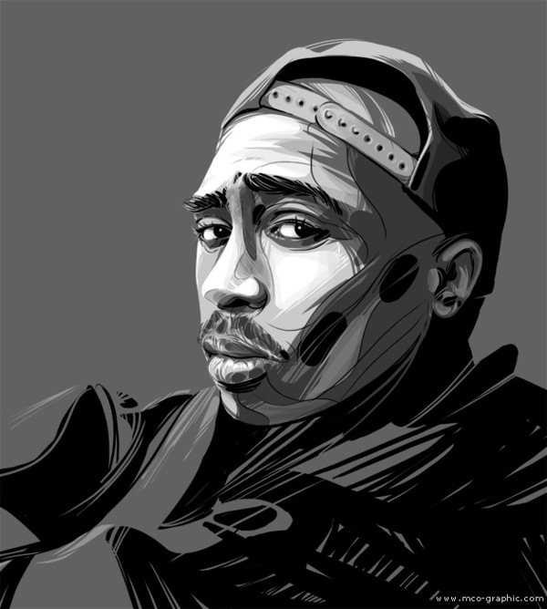 Photoshop illustrations by Maxence Le Corre at Coroflot.com