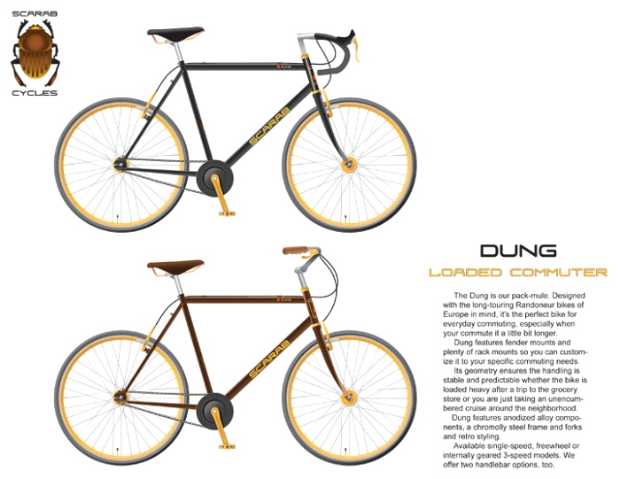 Scarab Cycles: Bicycle Line Concept (2007) by Michael Gamstetter at ...