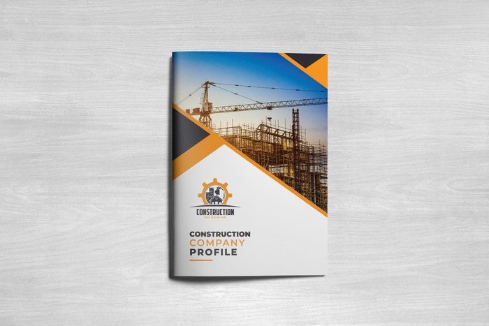 Construction Company Profile Brochure Design Template by Designapj (by ...