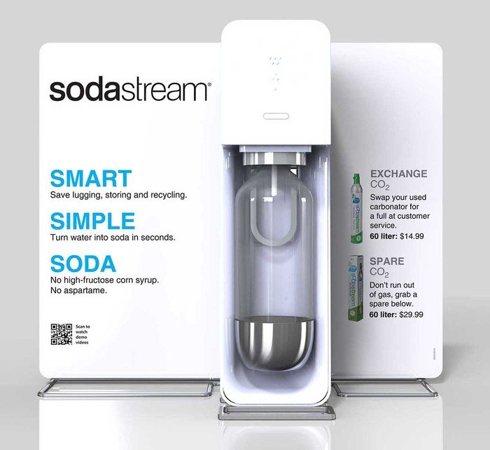 Sodastream Merchandising & Video Displays by Chuck Junge at Coroflot.com