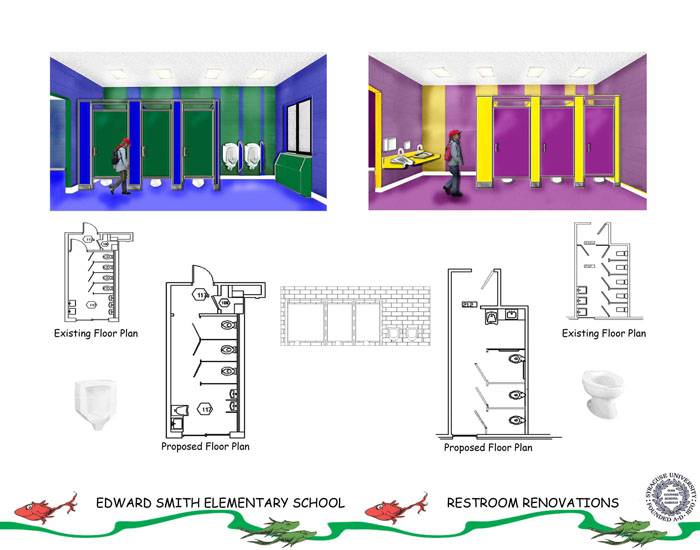 Edward Smith Elementary School Bathroom Renovation by Katrina Lent at ...