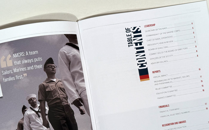 NMCRS Impact Report by Richard von Zimmer at Coroflot.com