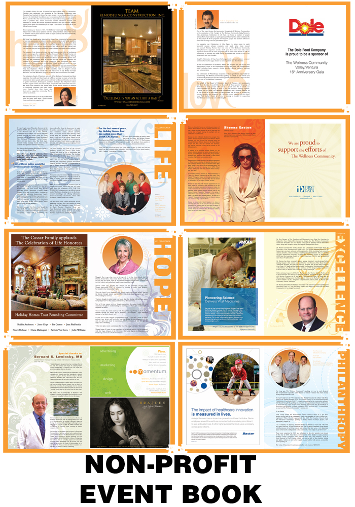 NON-PROFIT EVENT BOOK by annette steiner at Coroflot.com