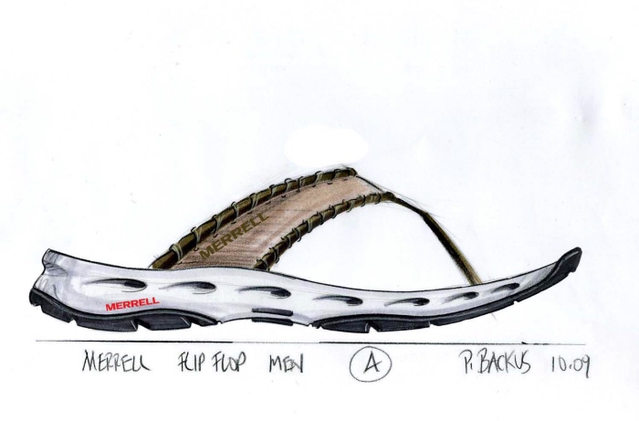 Merrell Sandal designs by Peter Backus at Coroflot.com