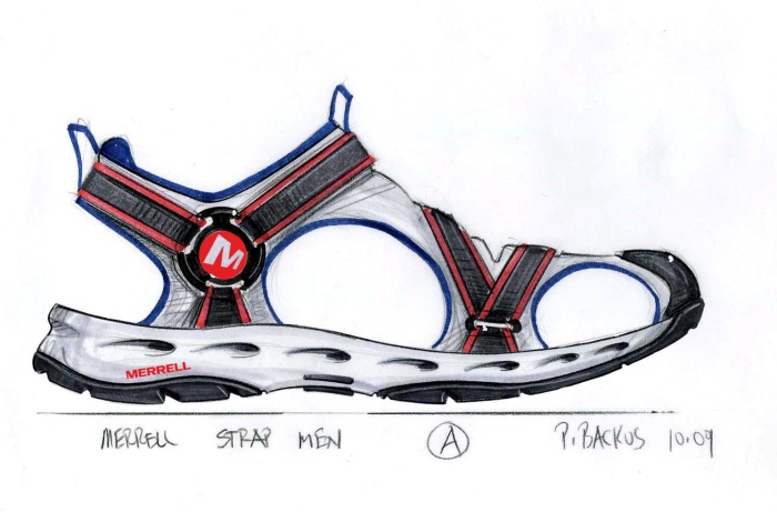 Merrell Sandal designs by Peter Backus at Coroflot.com