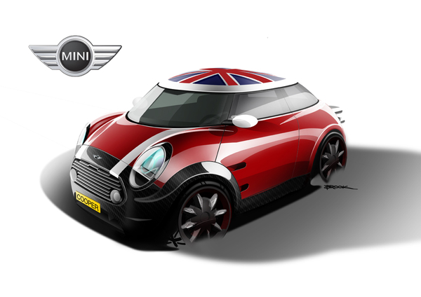 MINI Redesign - going back to its roots by Brook Banham at Coroflot.com