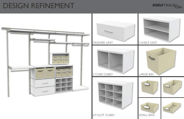 ShelfTrack™ Elite - ClosetMaid® by Kyle D. Narkiewicz at Coroflot.com