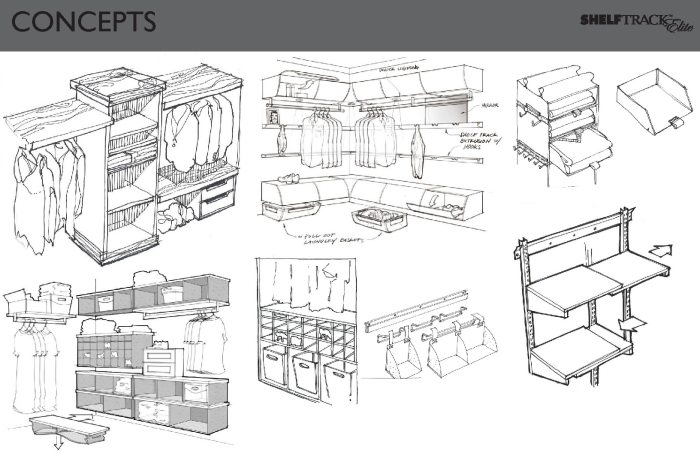 ShelfTrack™ Elite - ClosetMaid® by Kyle D. Narkiewicz at Coroflot.com