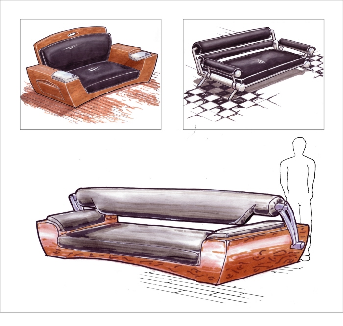 An upload by Brian Dudzinski on Coroflot: to the project sofa