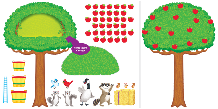 Apple Tree Bulliten Board Set by Marc Zapchenk at Coroflot.com