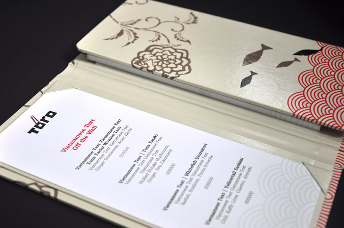 MGM Grand Menus & Collateral Design by Brenda Klein at Coroflot.com